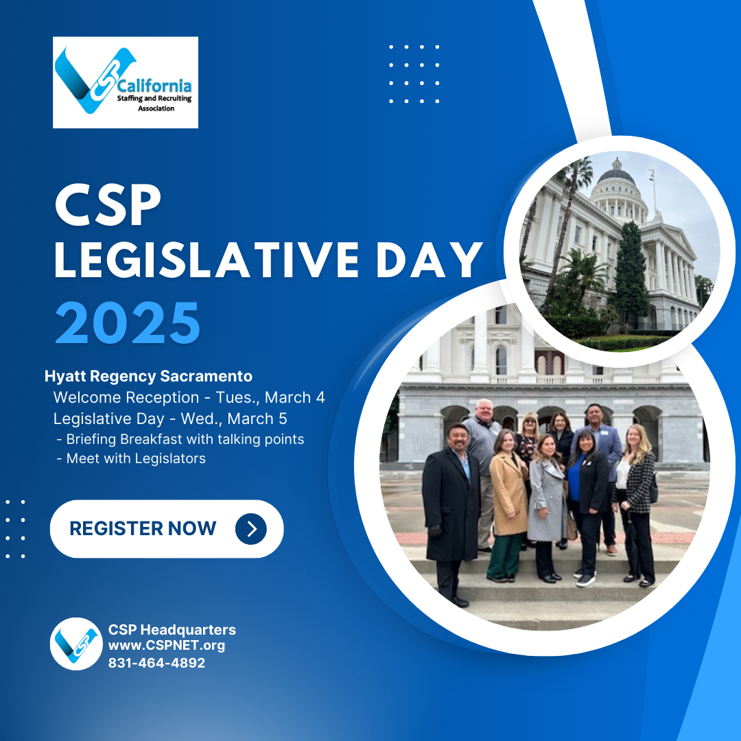 2025 Legislative Day | California Staffing Professionals Association